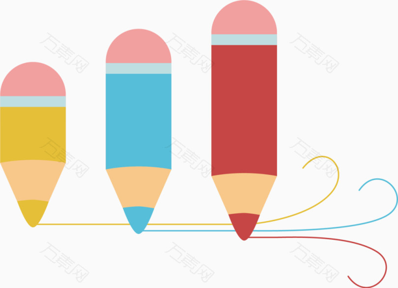 彩色笔素材图片png元素素材图片下载-万素网