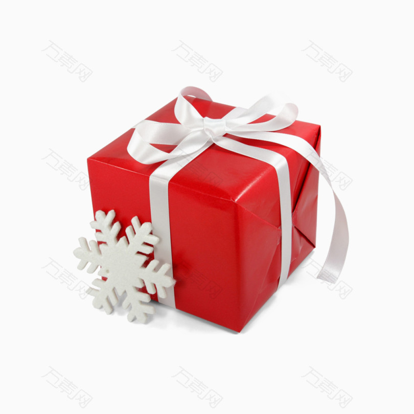红色礼物盒子png元素素材图片下载-万素网