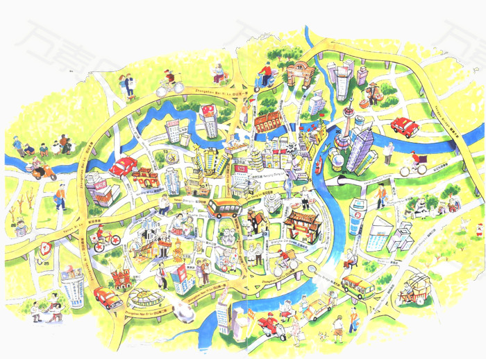 地图可爱-千图网