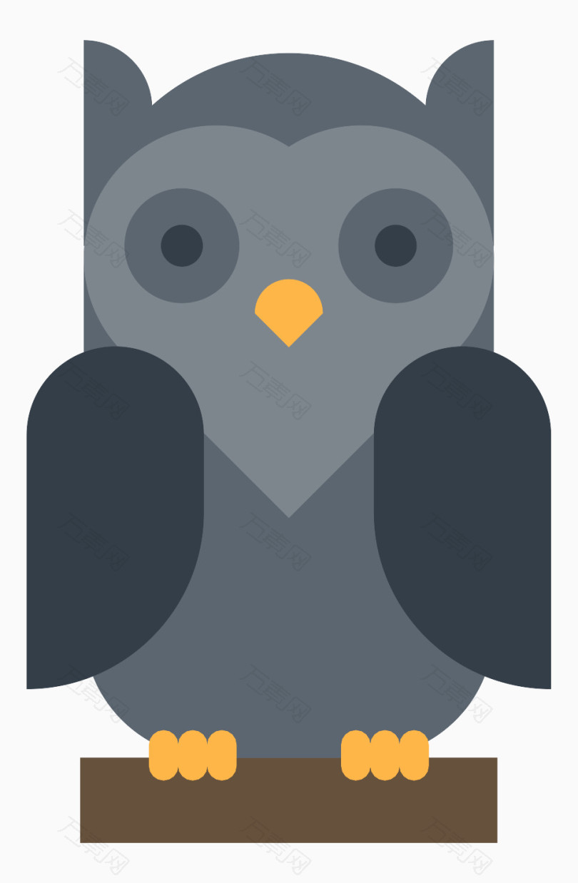 猫头鹰png元素素材图片下载-万素网