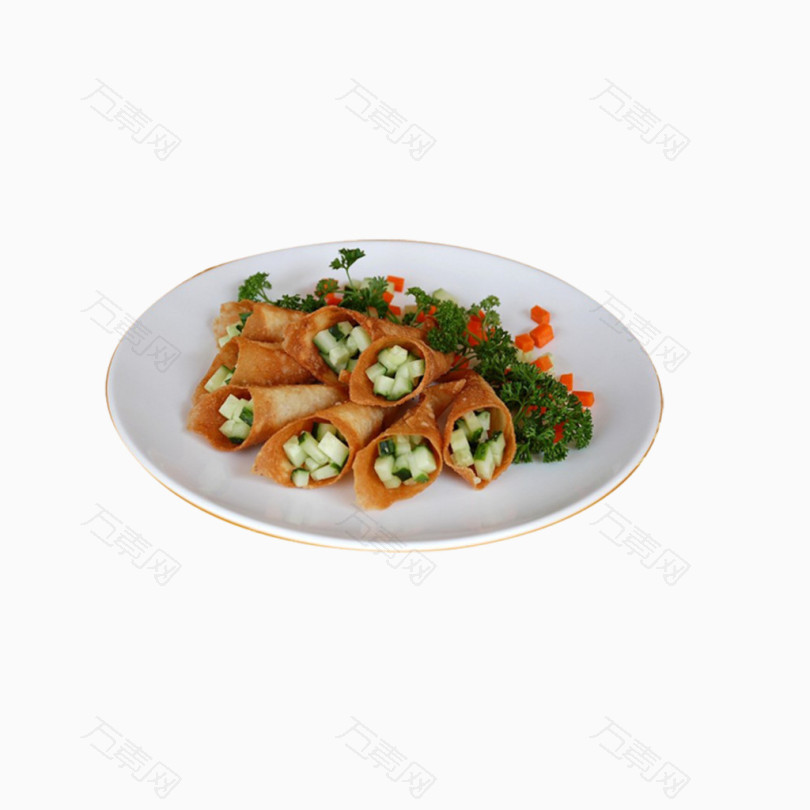 春卷蔬菜图片png元素素材图片下载-万素网